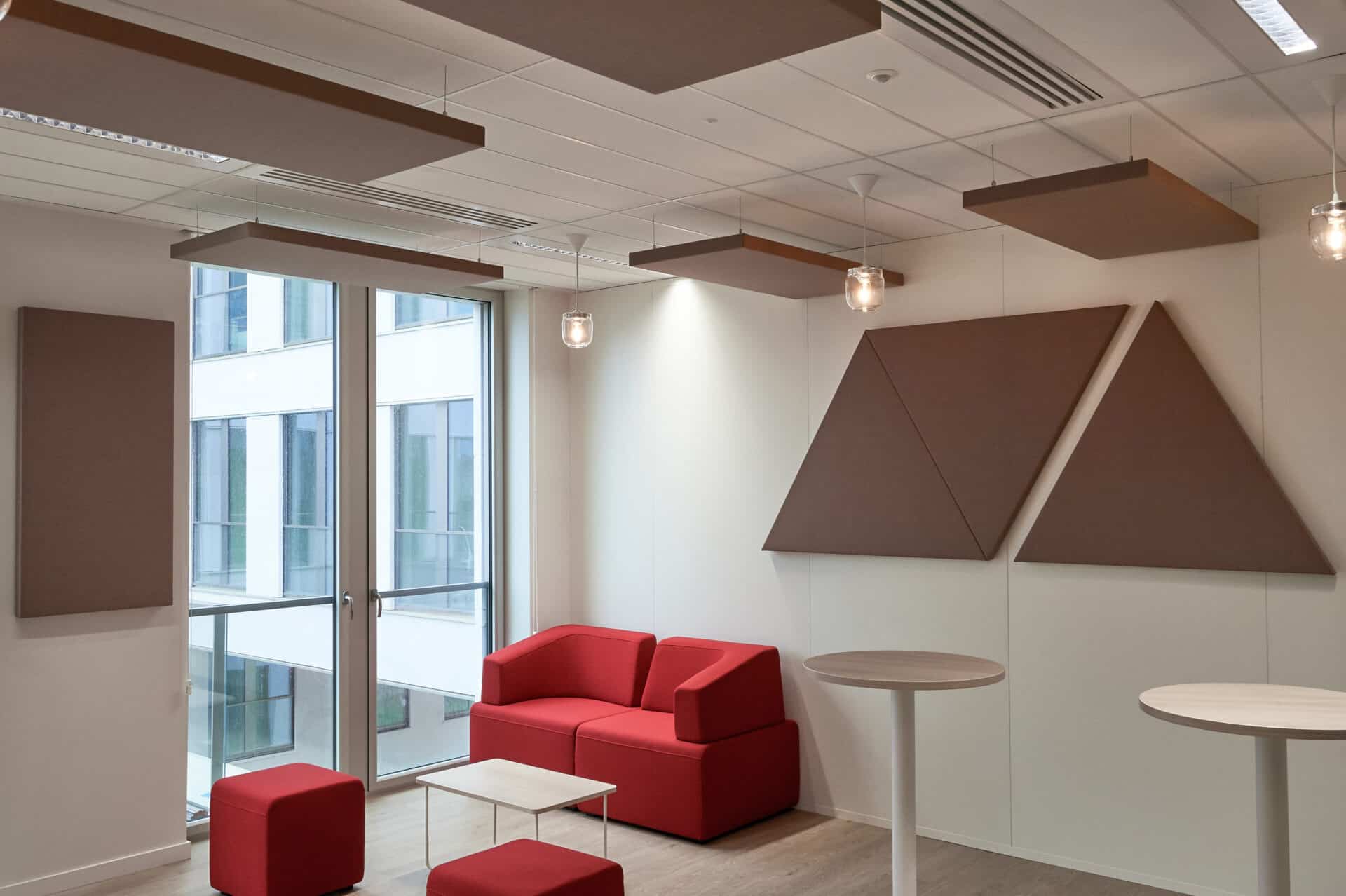 Triangular acoustic panels - Tempo